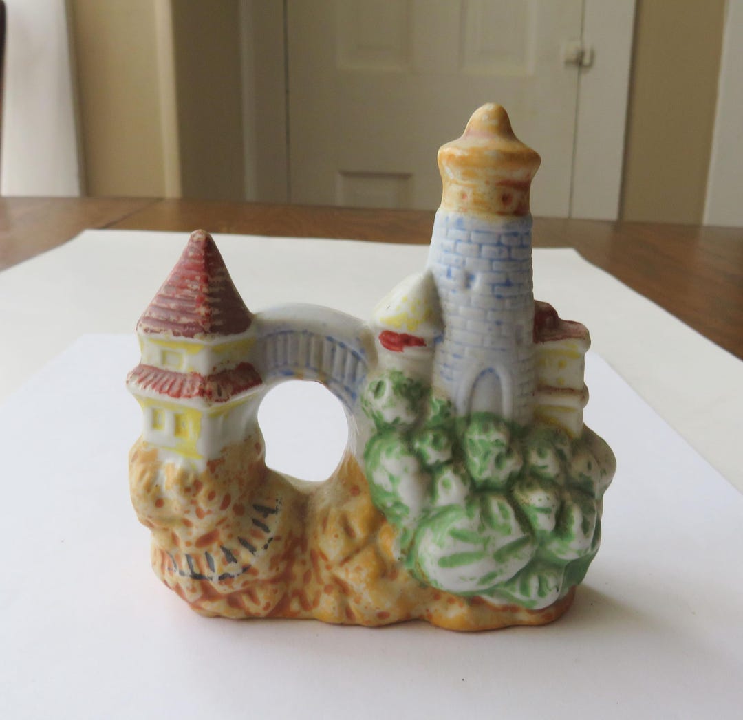 Antique Aquarium Lighthouse Fish Bowl Decor Vintage Japan - Etsy