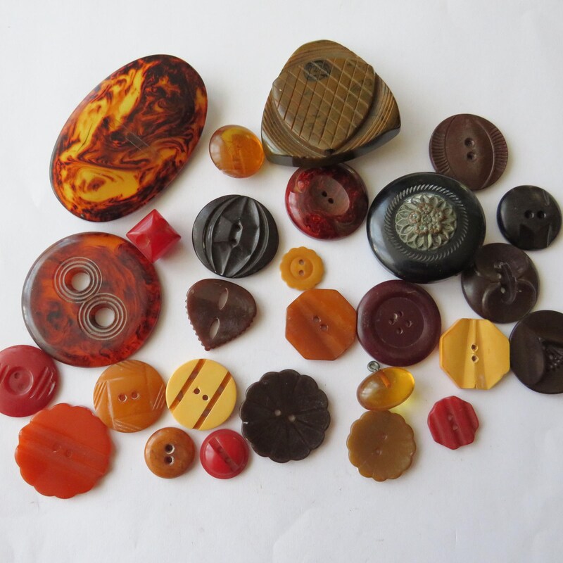 Bakelite Buttons - Etsy