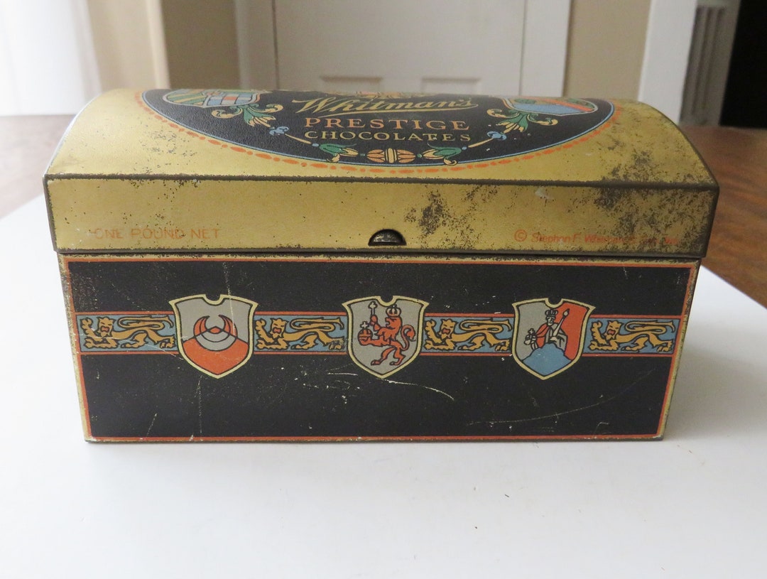 Antique Whitmans Chocolate Tin Vintage - Etsy