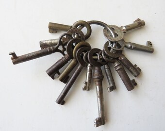 Hollow Barrel Antique Key - Etsy