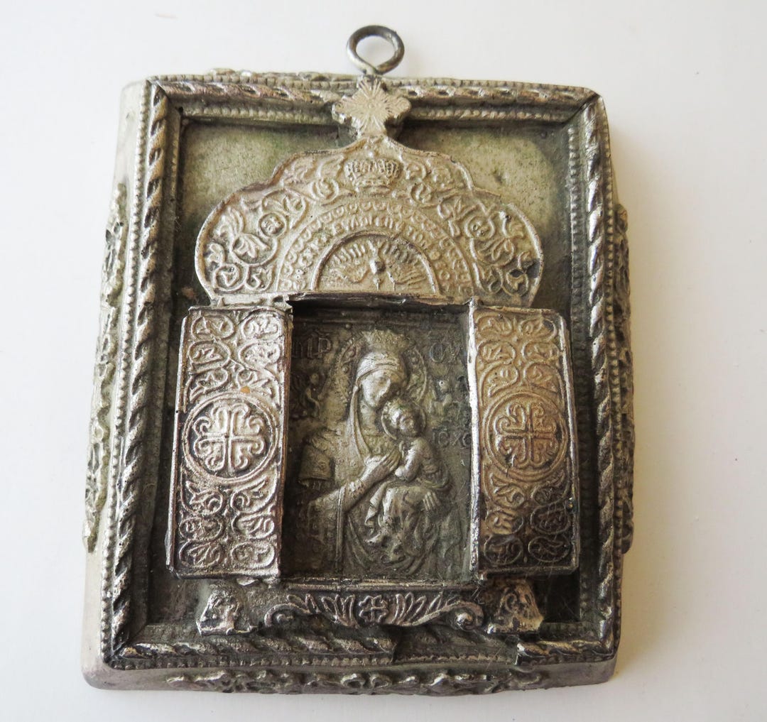 Vintage Religious Icon Picture Plaque - Etsy