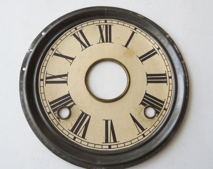 Antique Clock Face Paper and Metal Vintage Shabby Part - Etsy