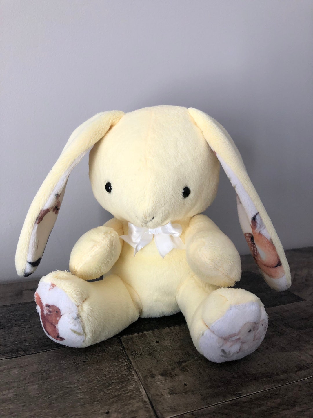 MINI Yellow Rabbit Plush - Etsy