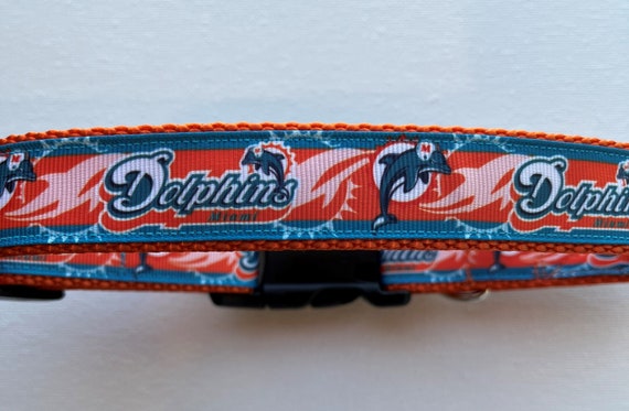 Miami Dolphins Dog Collar - Etsy