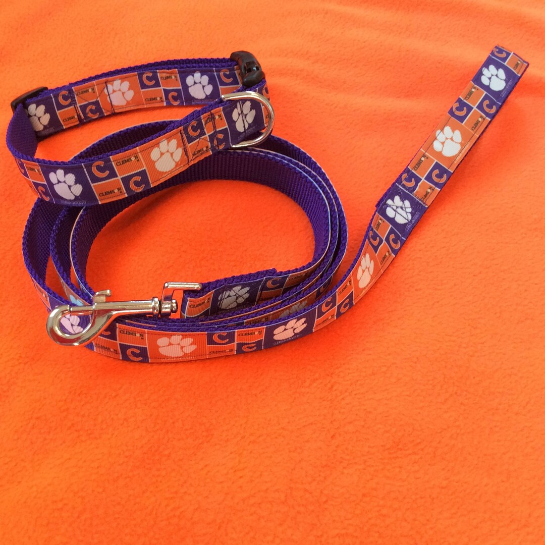 College Team Collar & Leash Sets - Etsy