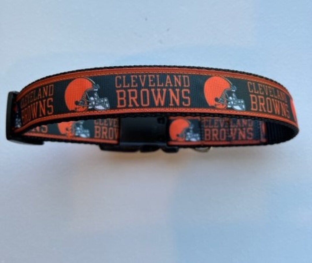 Cleveland Browns Dog Collar - Etsy
