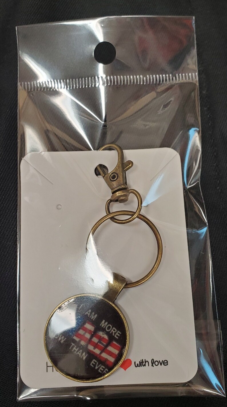 Handmade MAGA Keychain: Patriotic Support - Etsy