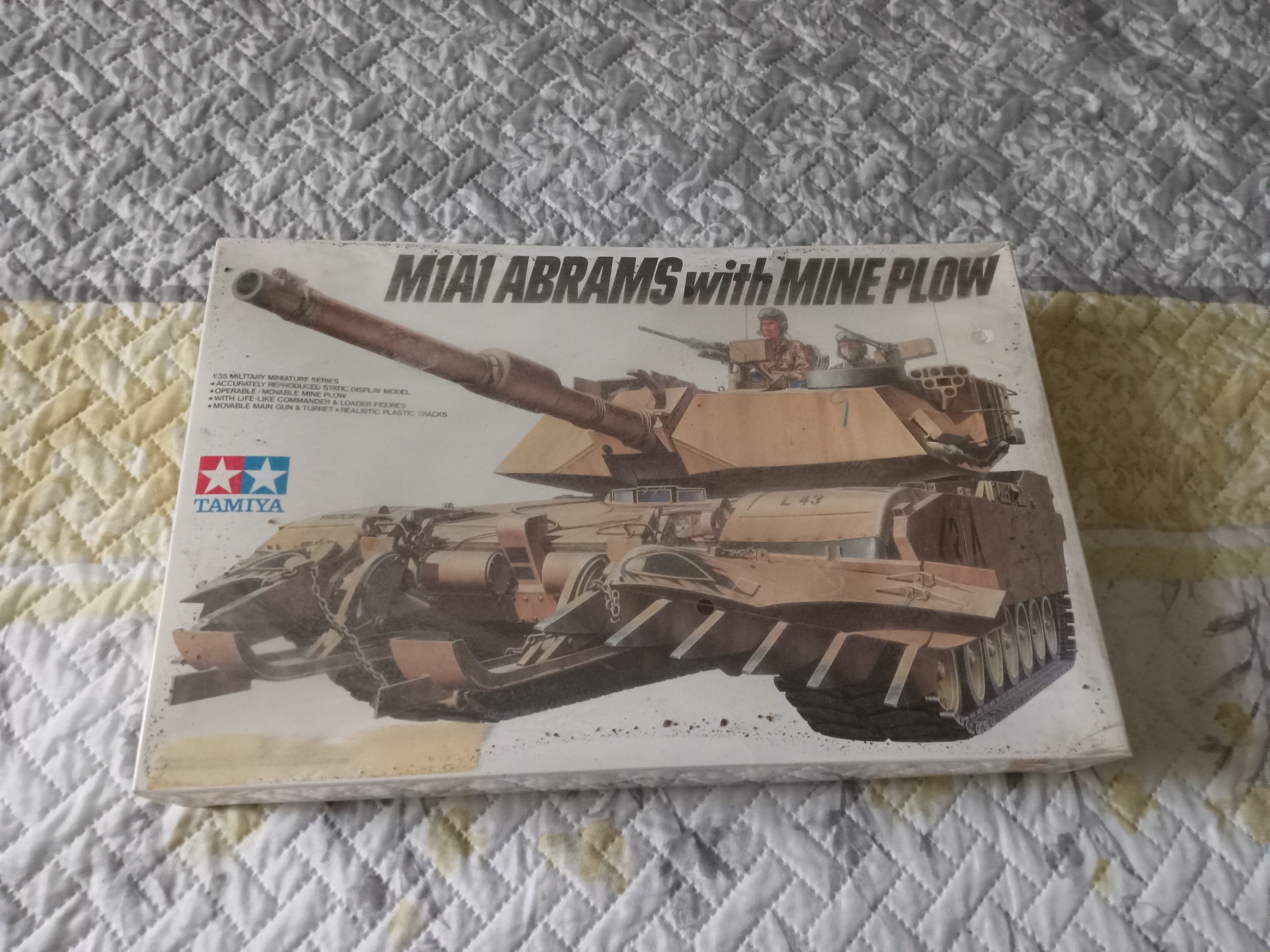 REDUCED Tamiya M1A1 Abrams With Mine Plow 1/35 Sealed - Etsy