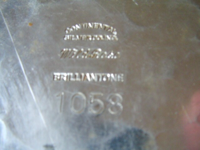 Vintage Continental Silver Co. Inc Wild Rose Brillantone 1058 Hammered ...