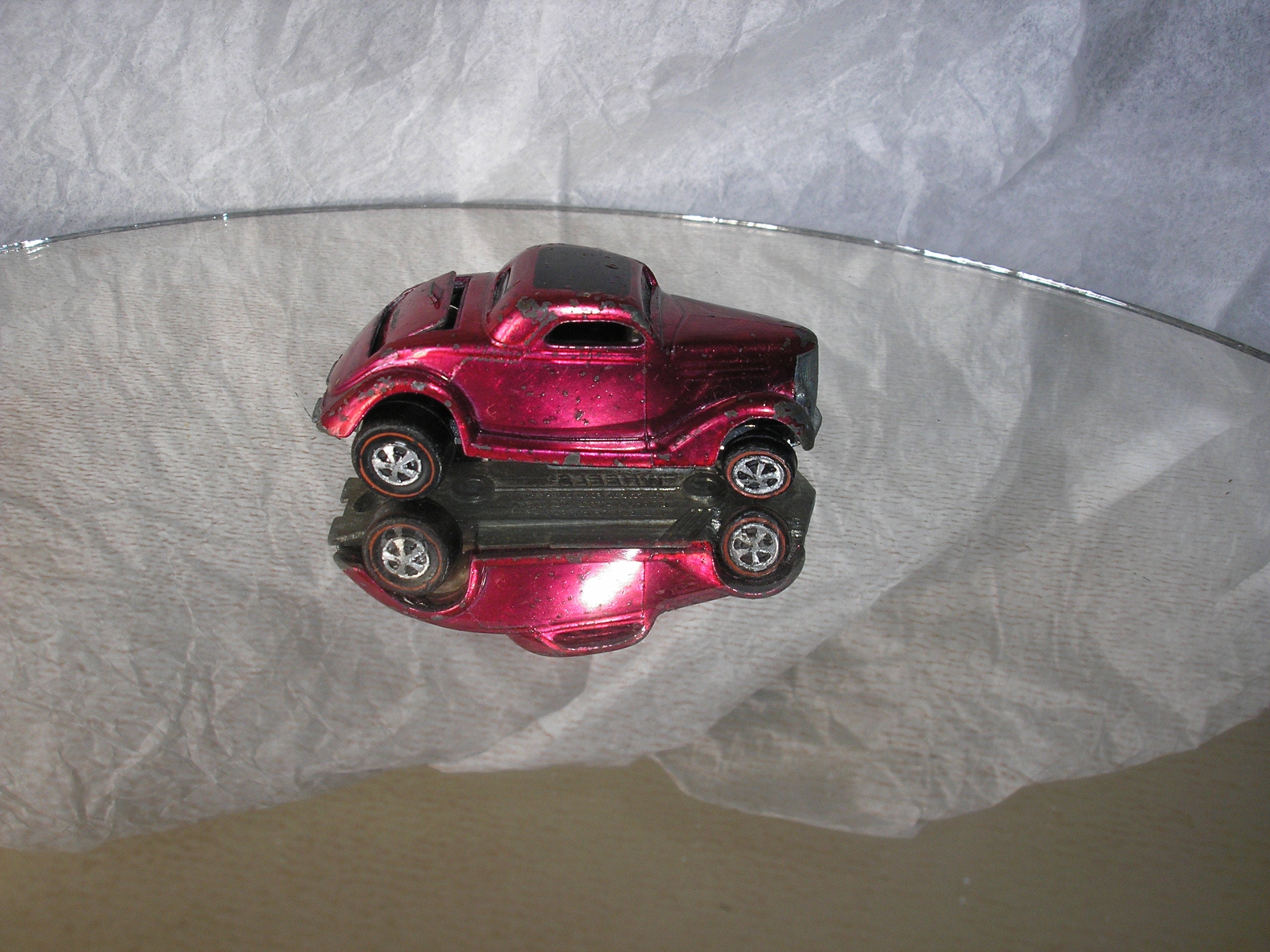 REDCED Hot Wheels Redline Classic 36 Ford Coupe (1969) Rose!! Int ...