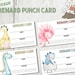 Reward Punch Card Printable | Dinosaur Reward Cards for Kids ...