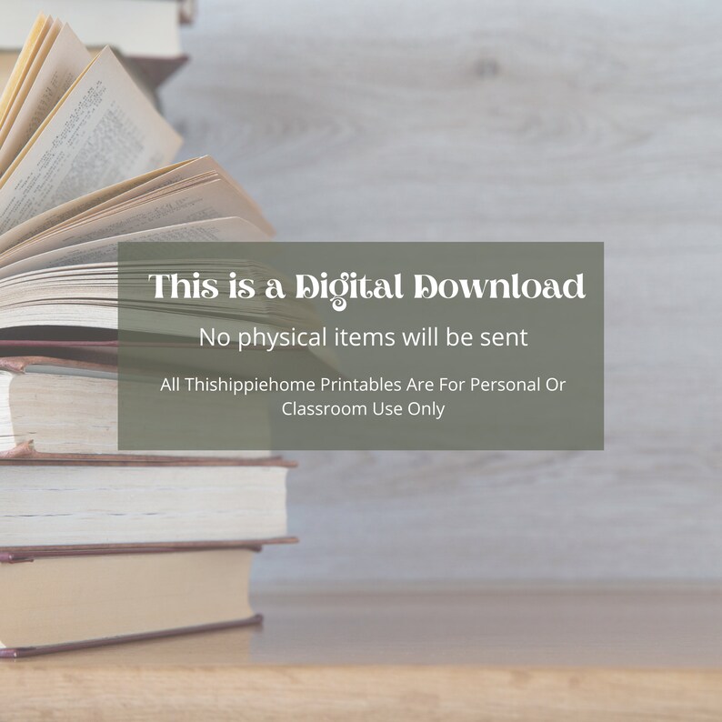 Books to Be Read List TBR Printable Tracker Editable Boho - Etsy