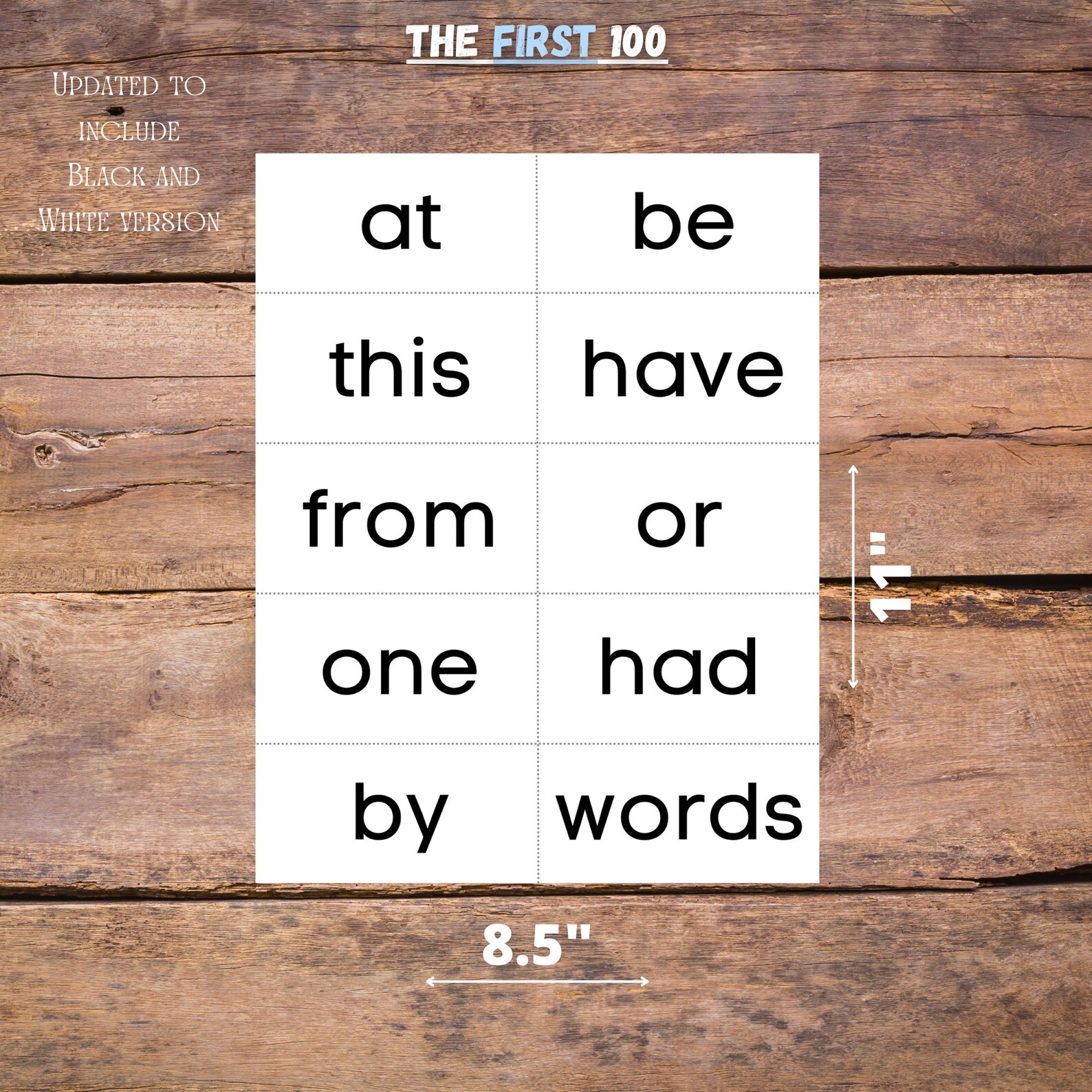 100 Printable Rainbow Fry Sight Words | the First 100 | High Frequency ...