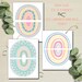 Boho Rainbow Lacing Cards Printable Montessori | Preschool Fine Motor ...