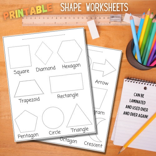 Practice Tracing Shapes