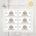 Printable Play Money for Kids Boho Rainbow Pretend Money for Allowance ...