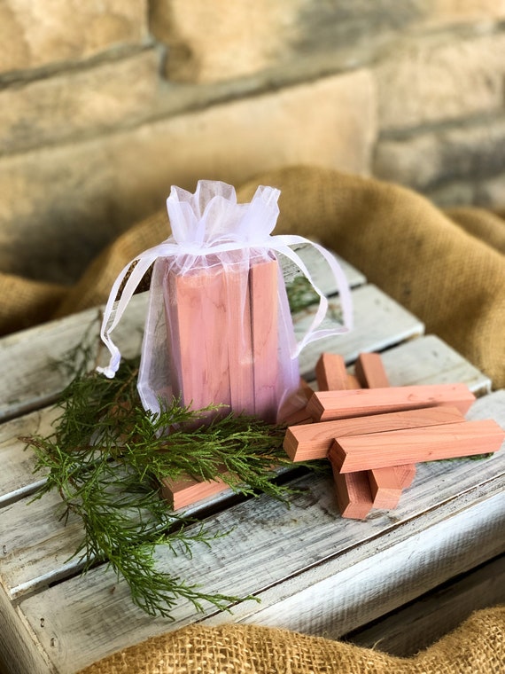 Cedar Sticks in Sachet Bag. | Etsy