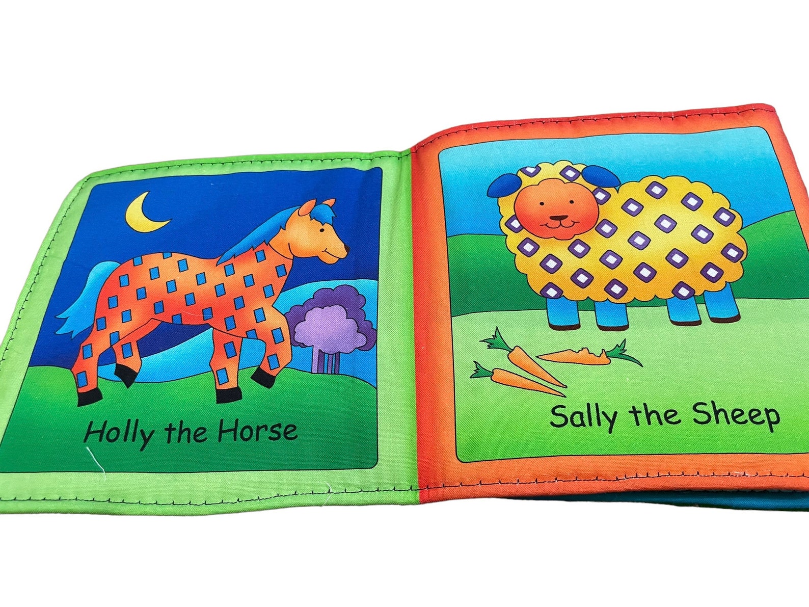 My Farm Friends Soft-book - Etsy