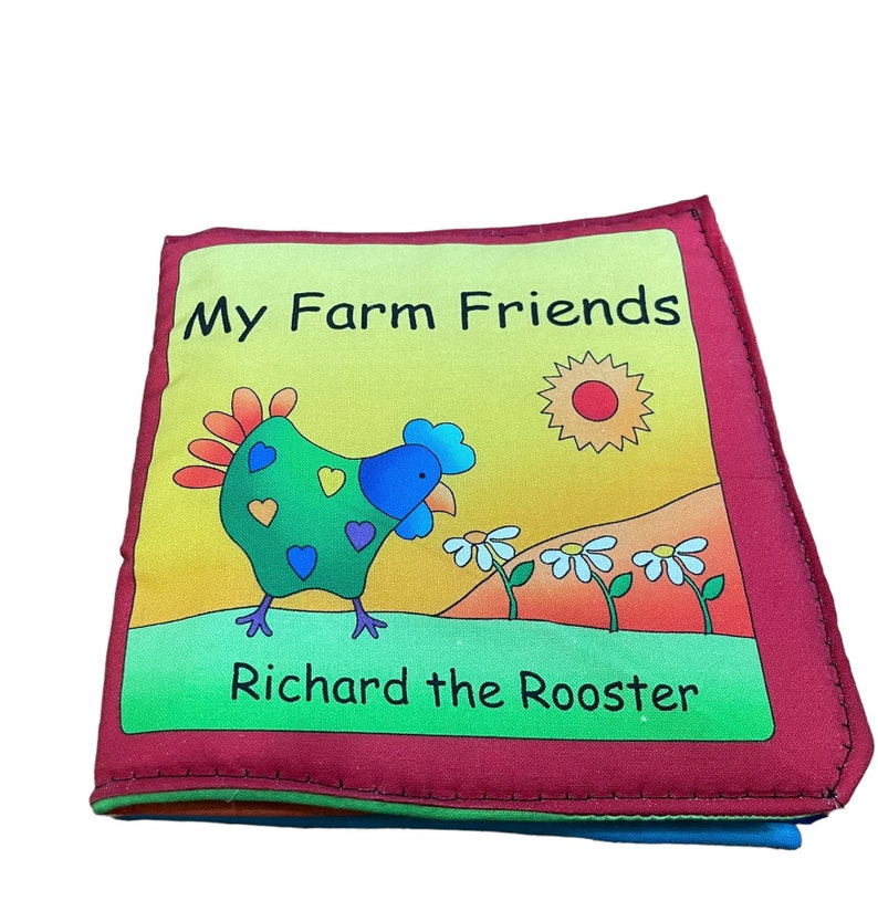 My Farm Friends Soft-book - Etsy