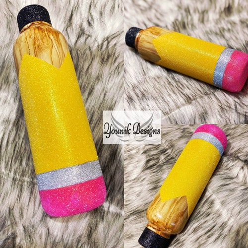 Teacher Pencil Stainless Steel Bottle - Etsy