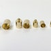 18/20 Brazilian Gold-filled End Caps. 9 Mm 8 Mm 6 Mm and 5 - Etsy