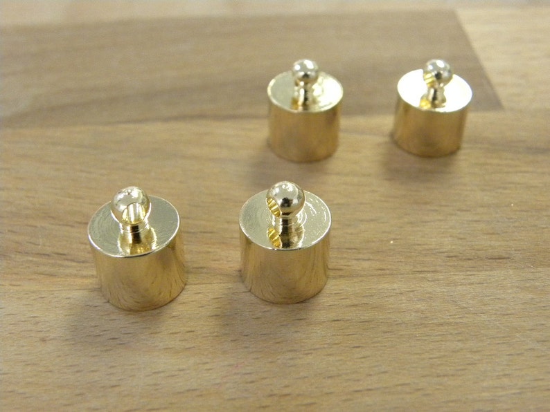 18/20 Brazilian Gold-filled End Caps. 9 Mm 8 Mm 6 Mm and 5 - Etsy