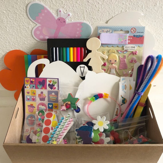 Arts and Craft Box for Kids. Tea Party Set. Bead Set | Etsy Australia