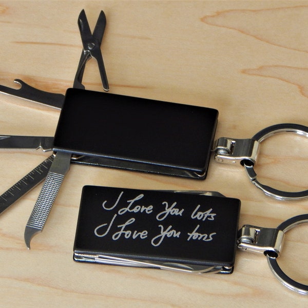Handwriting Key Chain - Etsy