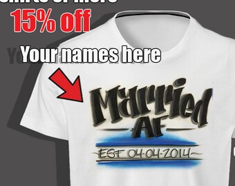 Married af shirt | Etsy