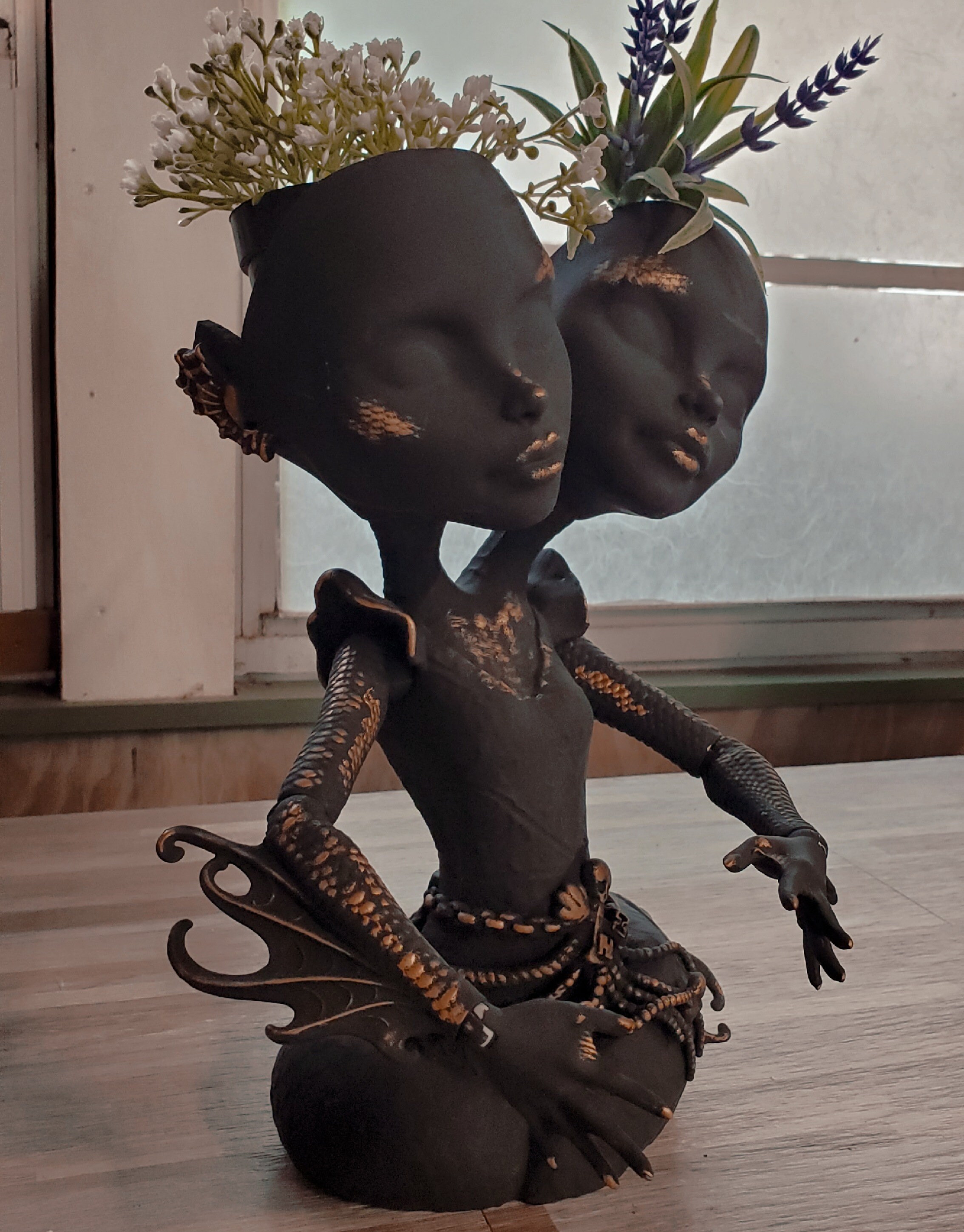 Sea Demons Baby Doll Head Planter Succulent, Air Plant, Oddities ...