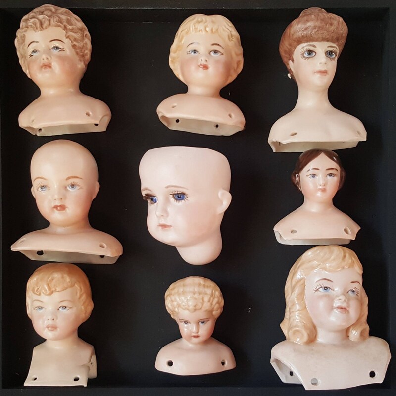 Victorian Doll Head - Etsy