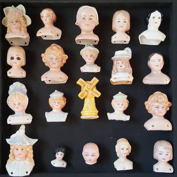 Porcelain Doll Heads - Etsy