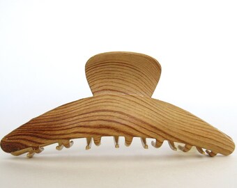 Wood Hair Claw | Etsy