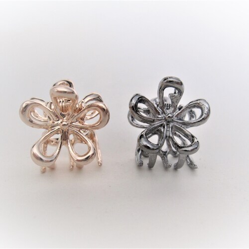 Metal Tiny Mini Small Matte Silver Star Hair Claw Clip - Etsy