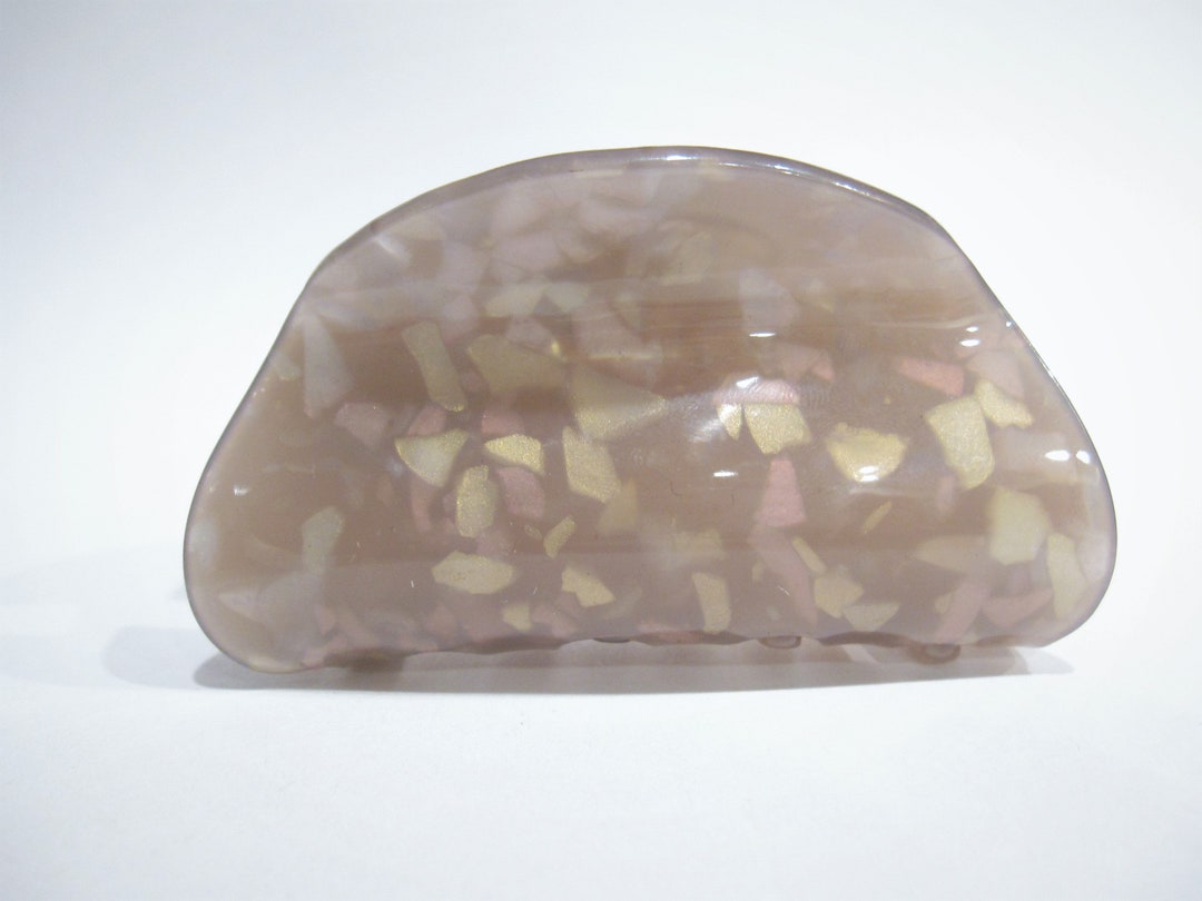 Mixed Color Gray Marbled Hair Claw Clip - Etsy