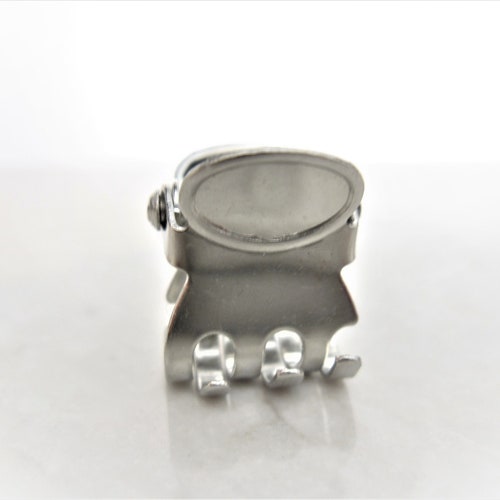 Tiny Mini Silver Tone Metal Hair Claw Clip - Etsy