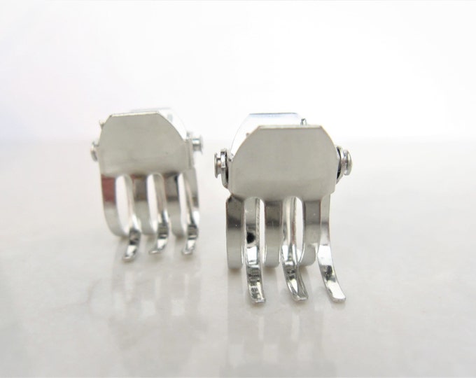 Tiny Mini Silver Tone Metal Hair Claw Clip - Etsy