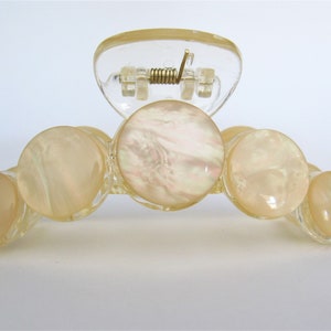 Large Golden Shiny Shell Effect Hair Claw Clip - Etsy