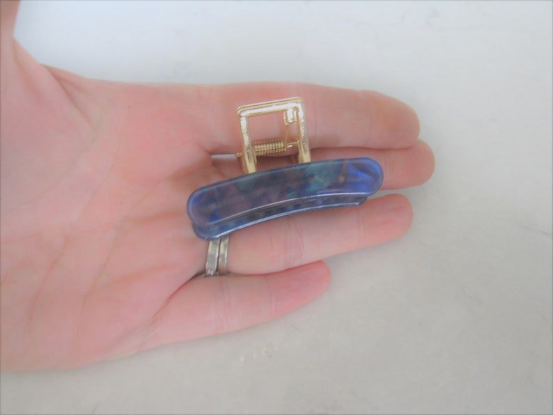 Small Abalone Sea Shell Effect Metal Hair Claw Clamp Clip for - Etsy