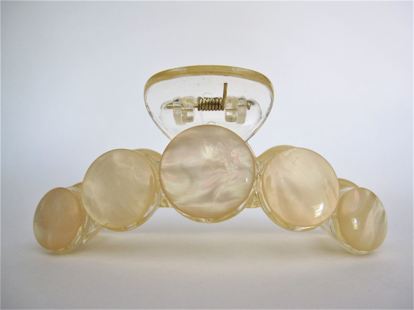 Large Golden Shiny Shell Effect Hair Claw Clip - Etsy