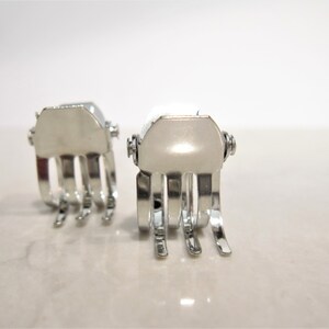 Tiny Mini Silver Tone Metal Hair Claw Clip - Etsy