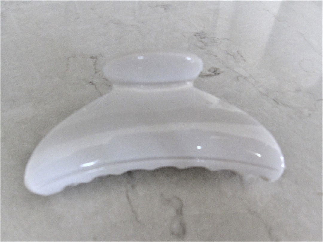 Basic All White Hair Claw Clip - Etsy
