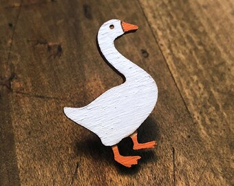 Geese Butt Hard Enamel Pins White Goose Canada Goose Pin - Etsy