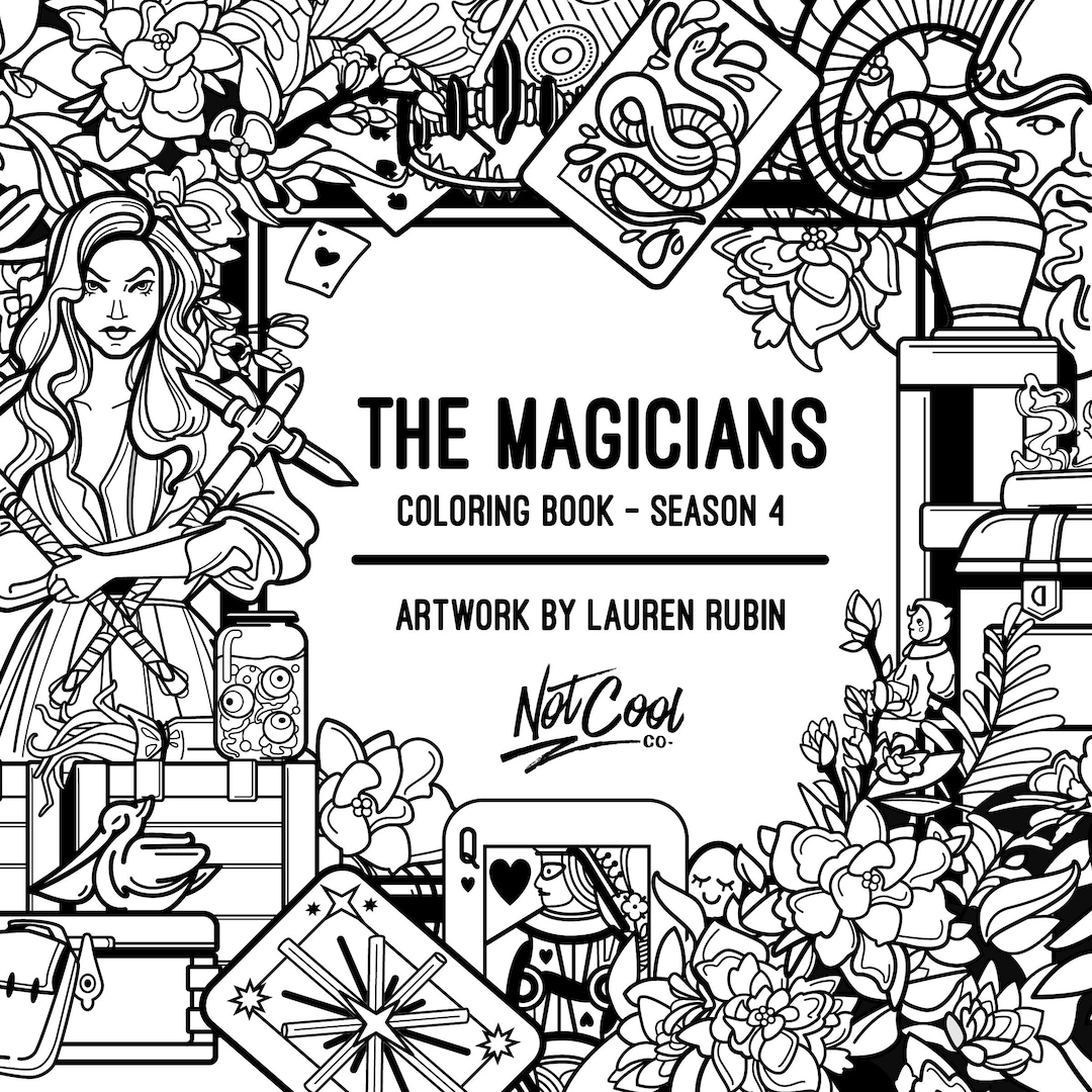 The Magicians Coloring Books - Season 4 - Etsy
