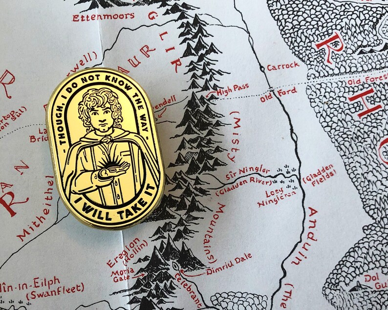 Ringbearer Pin - Frodo Baggins Enamel Pin - Etsy