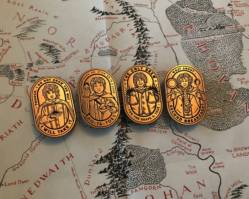 Ringbearer Pin - Frodo Baggins Enamel Pin - Etsy