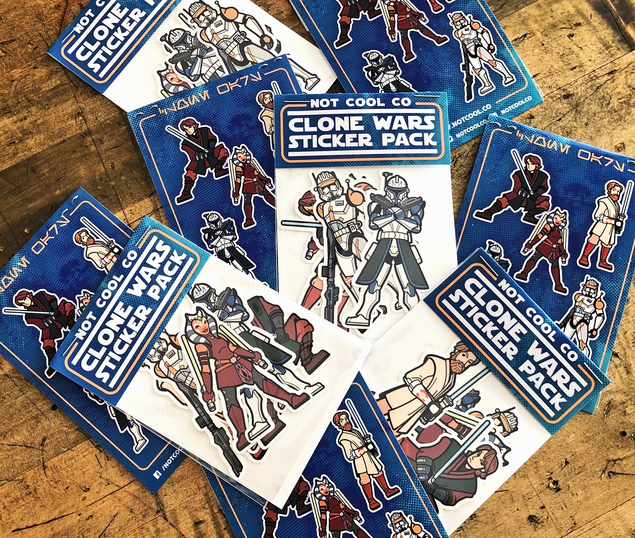 Clone Wars Sticker Pack - Etsy