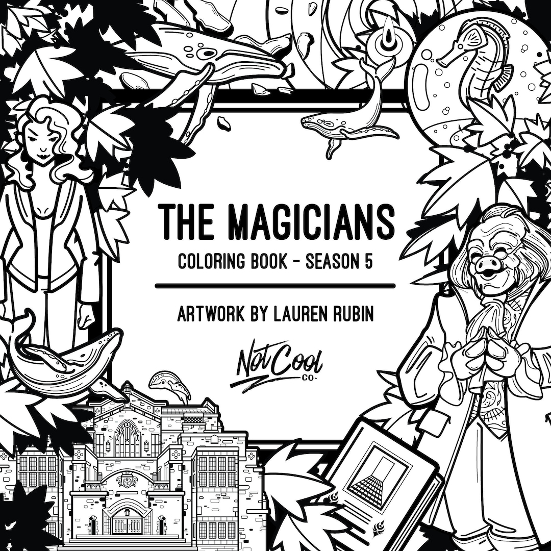 The Magicians Coloring Books - Season 5 - Etsy