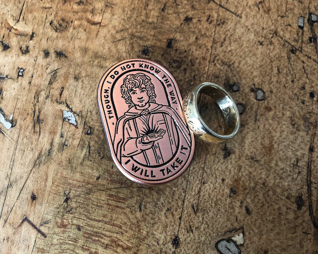 Ringbearer Pin - Frodo Baggins Enamel Pin - Etsy
