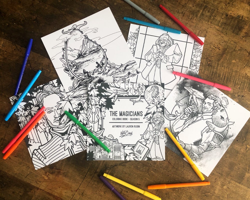 The Magicians Coloring Books Season 5 | Etsy